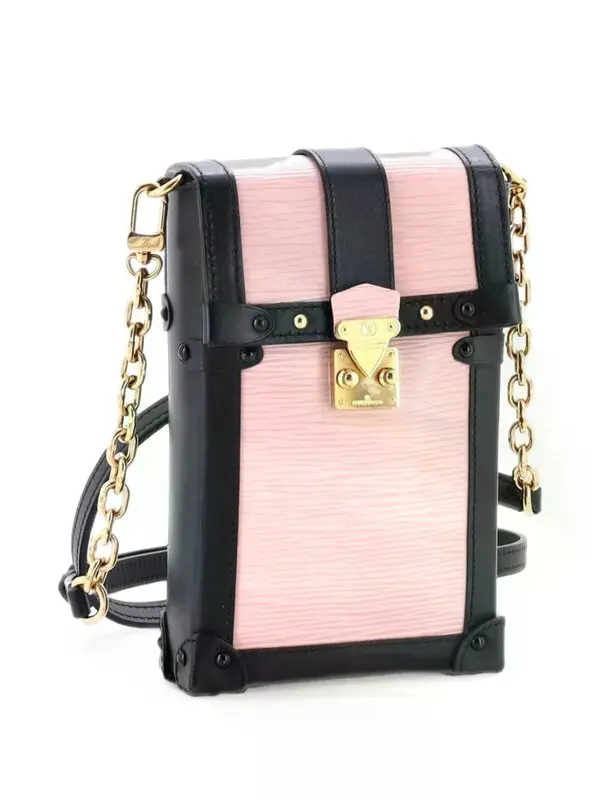 LOUIS VUITTON Vertical Trunk Pochette Epi Leather Travel Bag