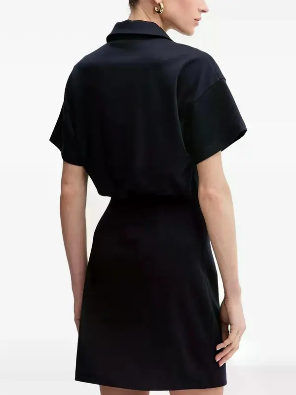 MORGAN Button Short-sleeve Mini Dress