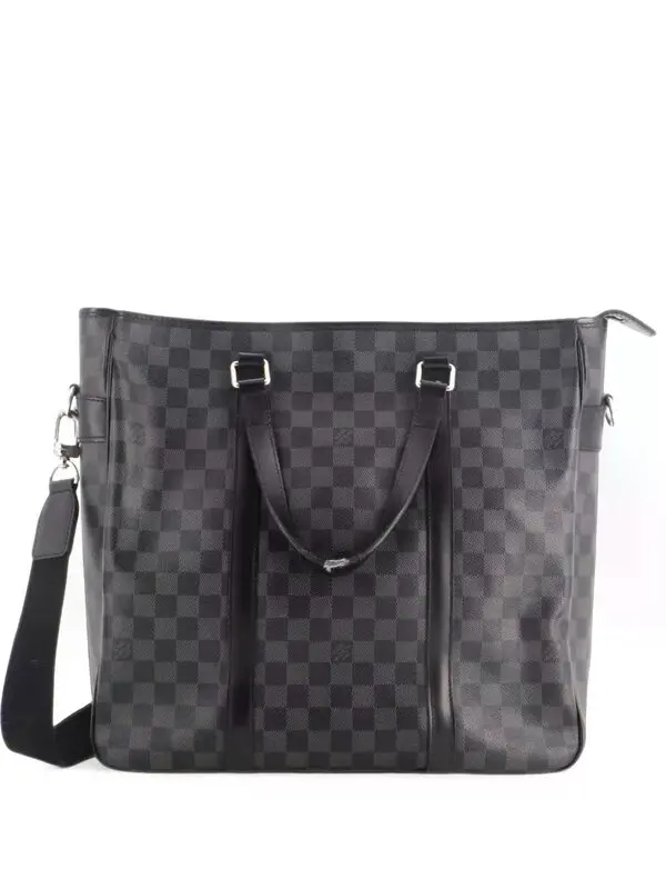 LOUIS VUITTON Tadao Handbag Damier Graphite Mm Tote Bag