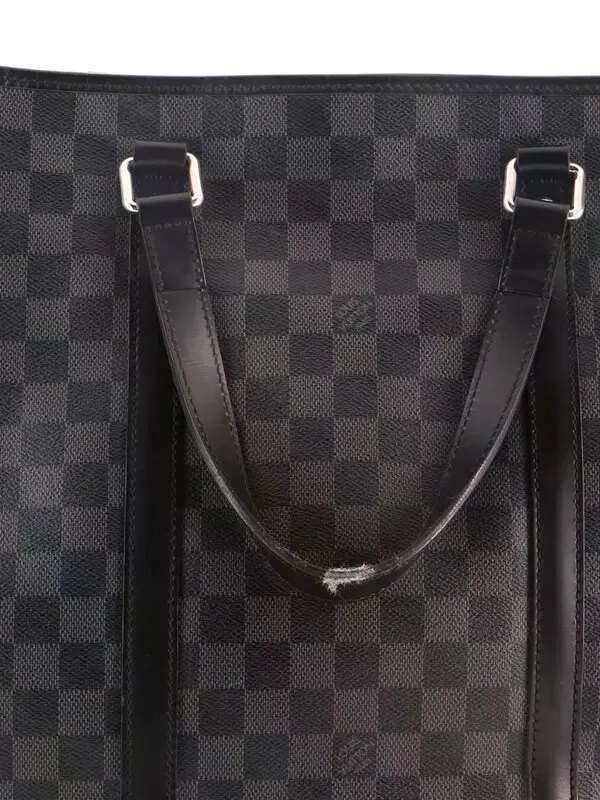LOUIS VUITTON Tadao Handbag Damier Graphite Mm Tote Bag
