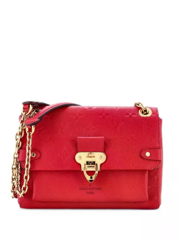 LOUIS VUITTON Vavin Handbag Monogram Empreinte Leather Bb Crossbody Bag - Red