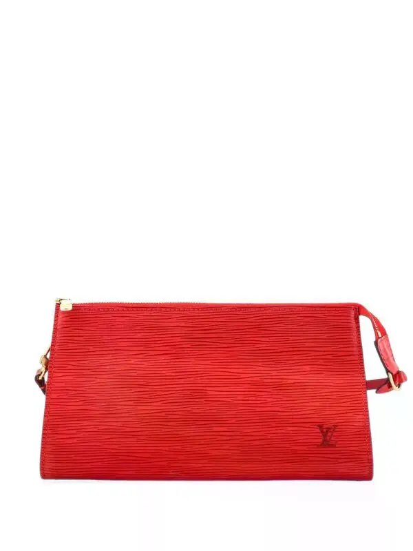 LOUIS VUITTON Pochette Accessoires Epi Leather Clutch Bag