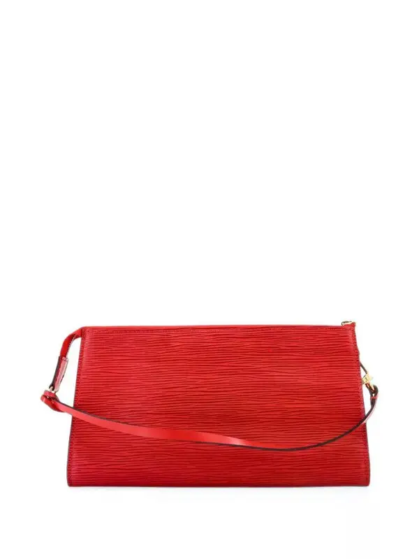 LOUIS VUITTON Pochette Accessoires Epi Leather Clutch Bag
