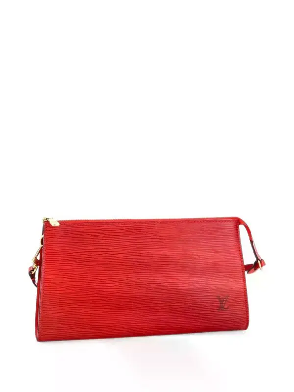 LOUIS VUITTON Pochette Accessoires Epi Leather Clutch Bag