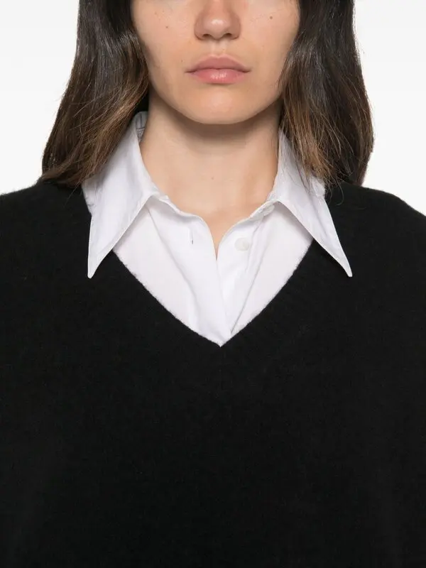 CT PLAGE Wool V-necked Jumper