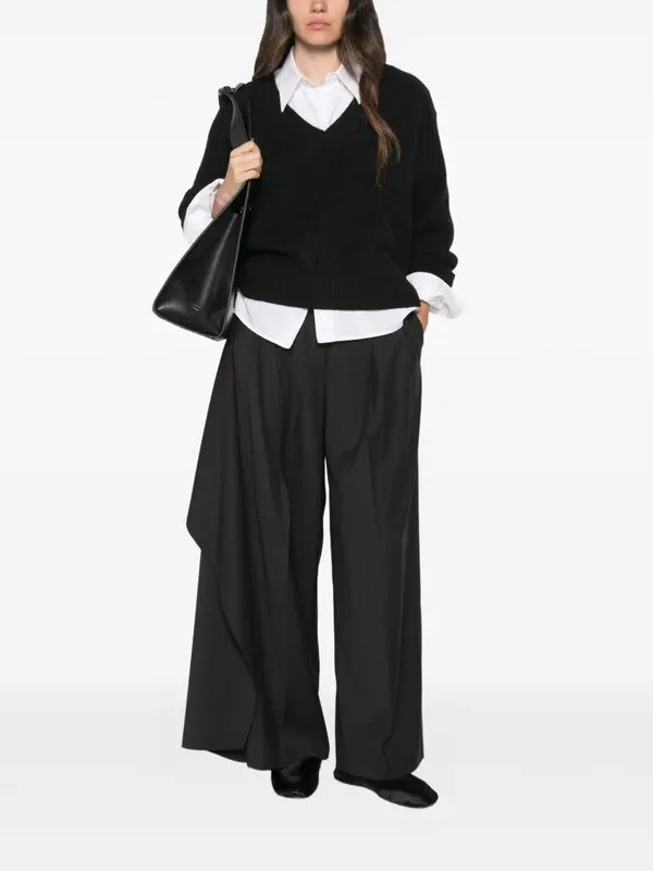 CT PLAGE Wool V-necked Jumper