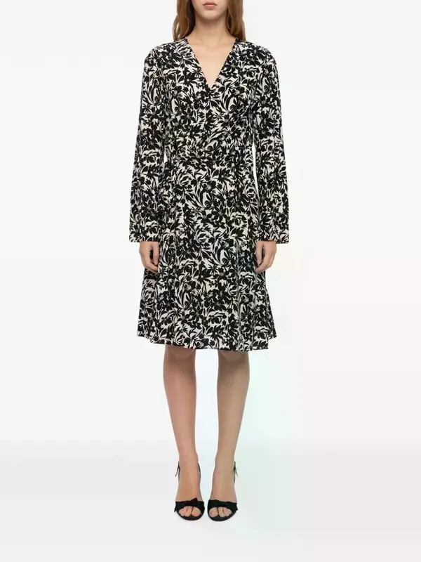 Zadig&Voltaire Remoir Soft Night Flowers Midi Dress