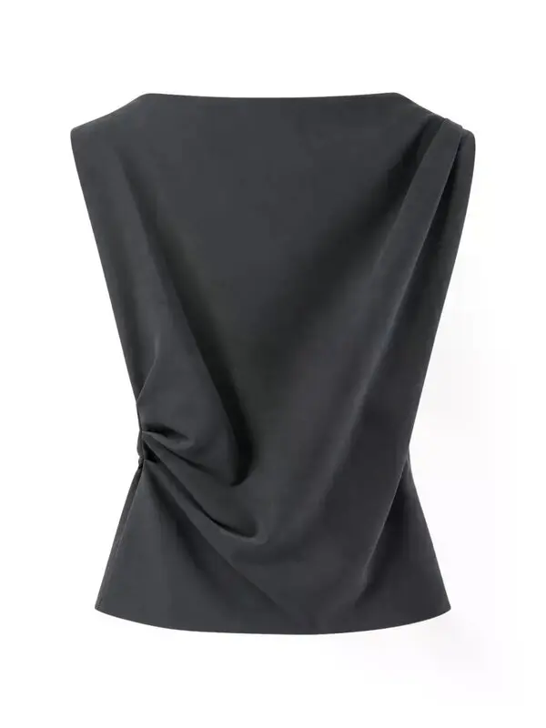 Herno Draped Sleeveless Top