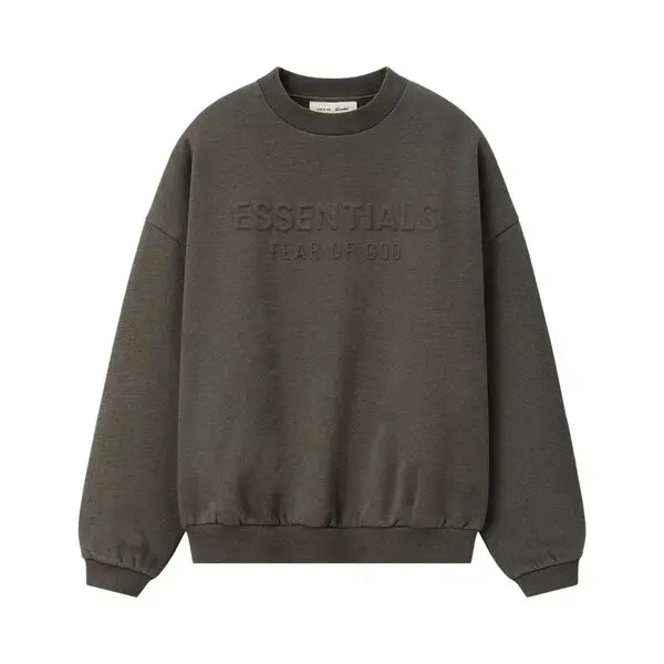 Fear Of God Embossed 90s Relaxed Crewneck 'ash Heather