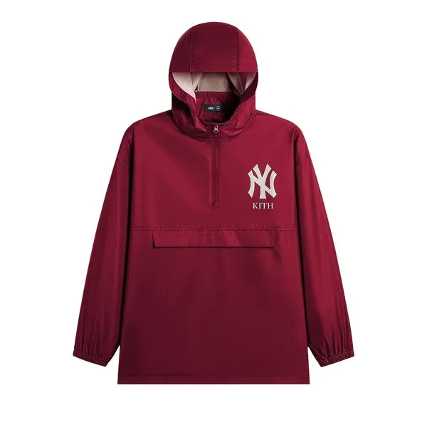Kith For The New York Yankees Oliver Parka 'garnet
