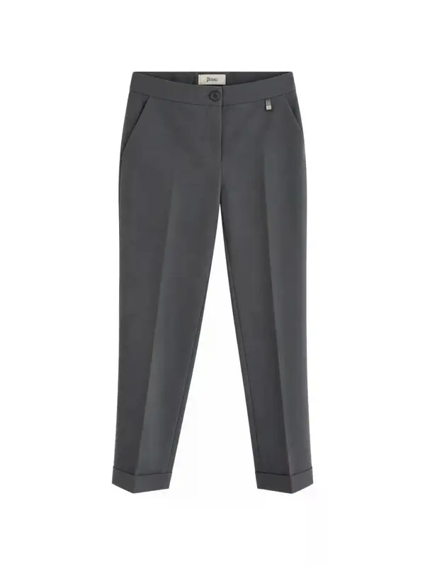 Herno Pleated Turn-up Trousers