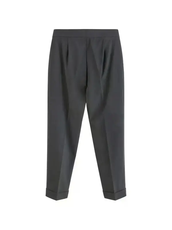 Herno Pleated Turn-up Trousers
