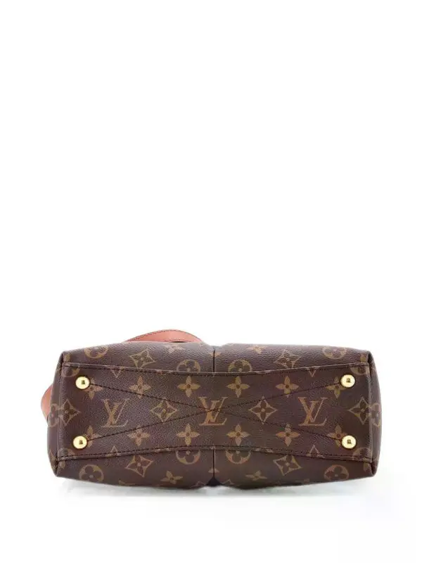 LOUIS VUITTON V Monogram Canvas And Leather Bb Tote Bag