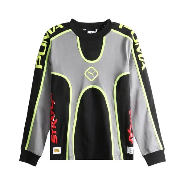 PUMA X A$ap Rocky T7 Panel Jersey Tops 'cast Iron