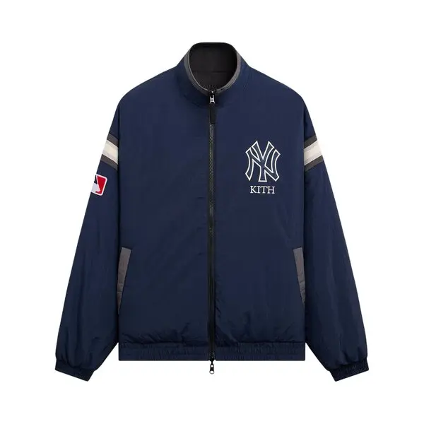 Kith For The New York Yankees Reversible Hugo Jacket 'nocturnal