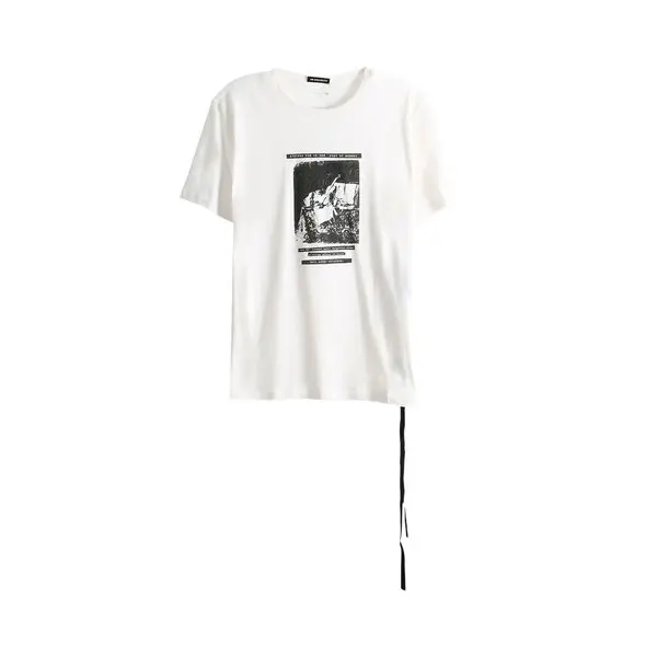 ANN DEMEULEMEESTER Baptist Standard Fit T-shirt 'ivory
