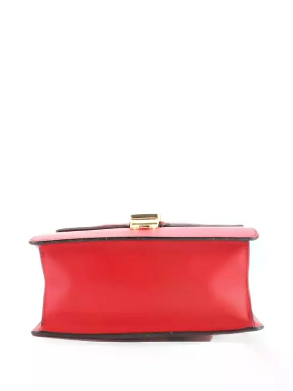 Gucci Sylvie Top Handle Bag Leather Mini Satchel