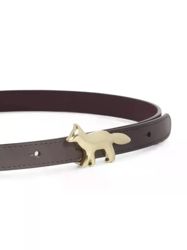 Maison Kitsuné Profile Fox Reversible Buckle Belt