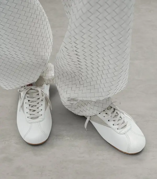 Bottega Veneta Leather Shot Sneakers