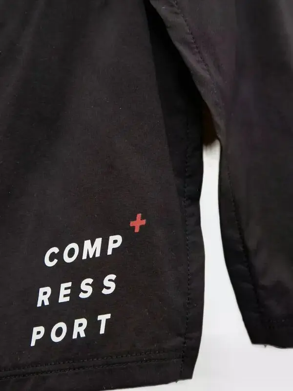 COMPRESSPORT Logo-print Elasticated-waist Shorts