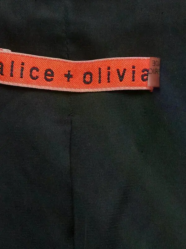 Alice + Olivia Flock Jacquard Single-breasted Blazer