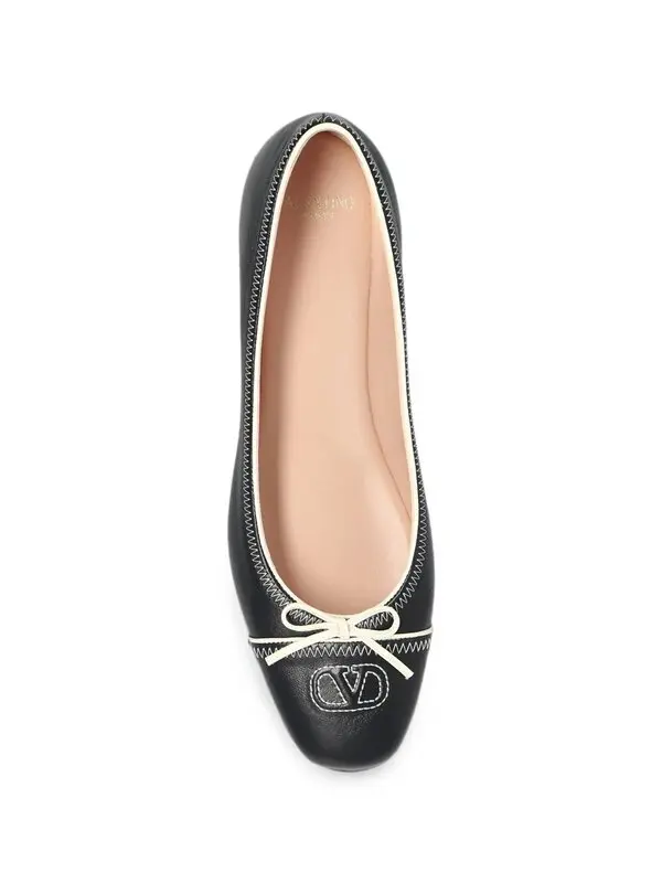 Valentino Garavani Ballerine Vlogo Signature Con Fiocco