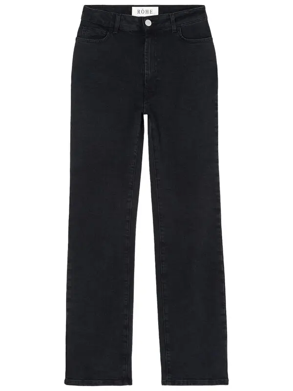 RÓHE High-waisted Straight-leg Linen Jeans