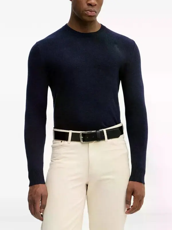 Sisley Crew-neck Long-sleeve Sweater