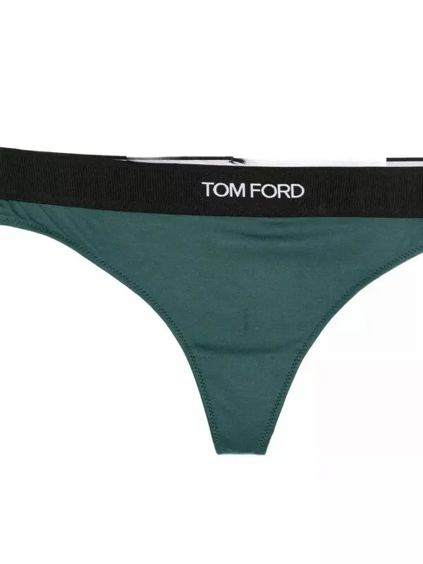 TOM FORD Logo-waistband Thong