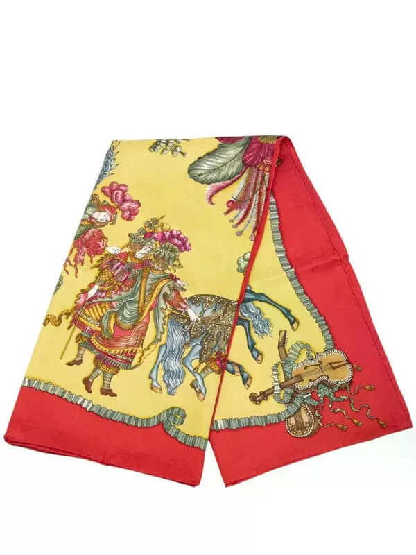 Hermès 1994 Les Fetes Du Roi Soleil Silk Scarf 90 Scarves