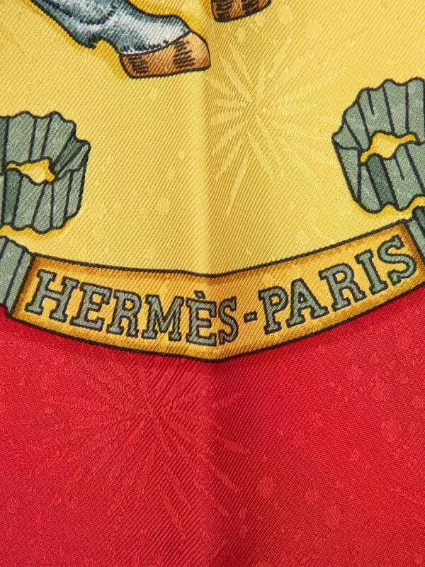 Hermès 1994 Les Fetes Du Roi Soleil Silk Scarf 90 Scarves