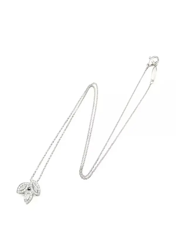 Harry Winston 2010s Lily Cluster Diamond Necklace