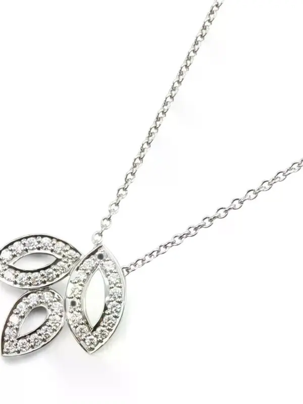 Harry Winston 2010s Lily Cluster Diamond Necklace
