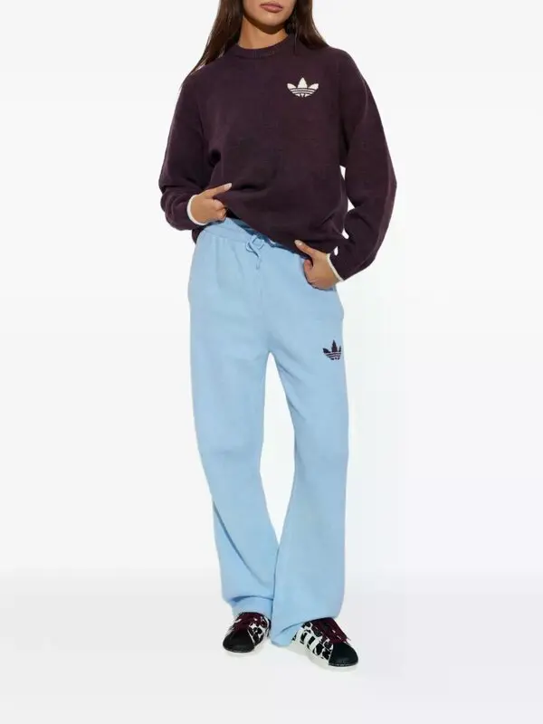 Adidas Ess Logo-embroidered Sweater - Red