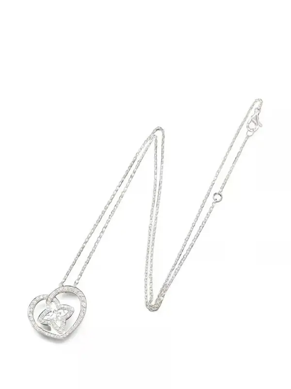 LOUIS VUITTON 1988 Pandantif Diamond Necklace - Silver