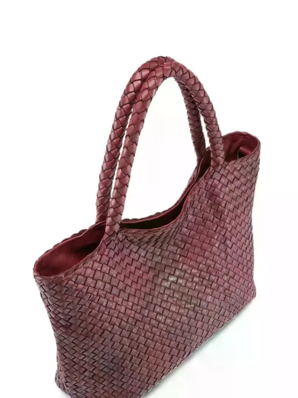 Officine Creative Woven Leather Tote Bag