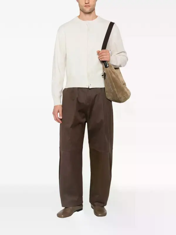 Extreme Cashmere Luce Button-fastening Ribbed-trim Cardigan - Neutrals