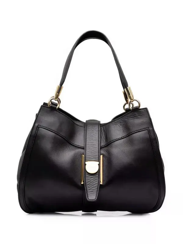 FERRAGAMO 2014-2015 Leather Enny Hobo Shoulder Bag