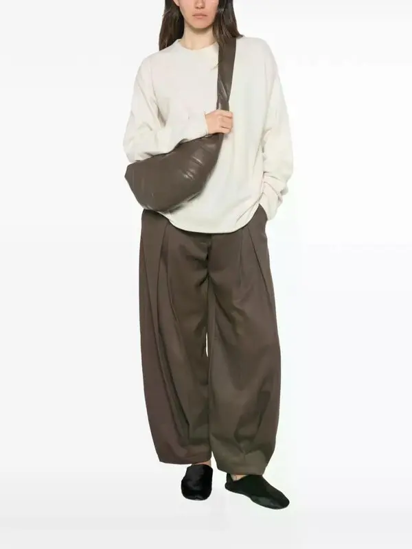 Extreme Cashmere Crew-neck Long-sleeve Sweater - Neutrals