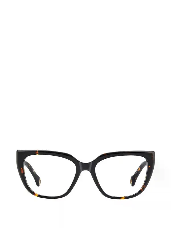 Carolina Herrera Tortoiseshell-effect Cat-eye Glasses - Brown