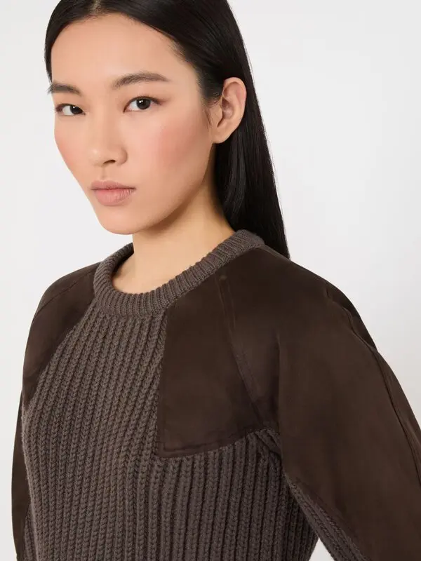 Max Mara Wool And Cashmere Ribbed Jumper