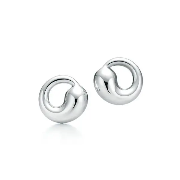 Tiffany & Co. Elsa Peretti® Circle Earrings - Silver