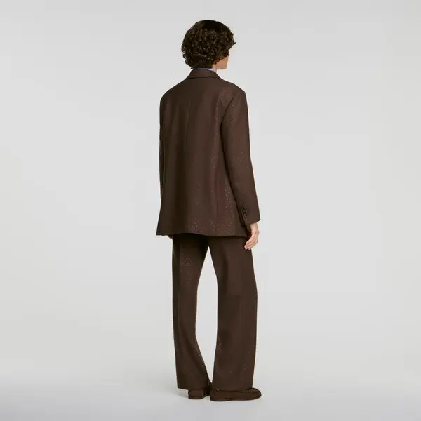 Sandro Rhinestone Suit Jacket