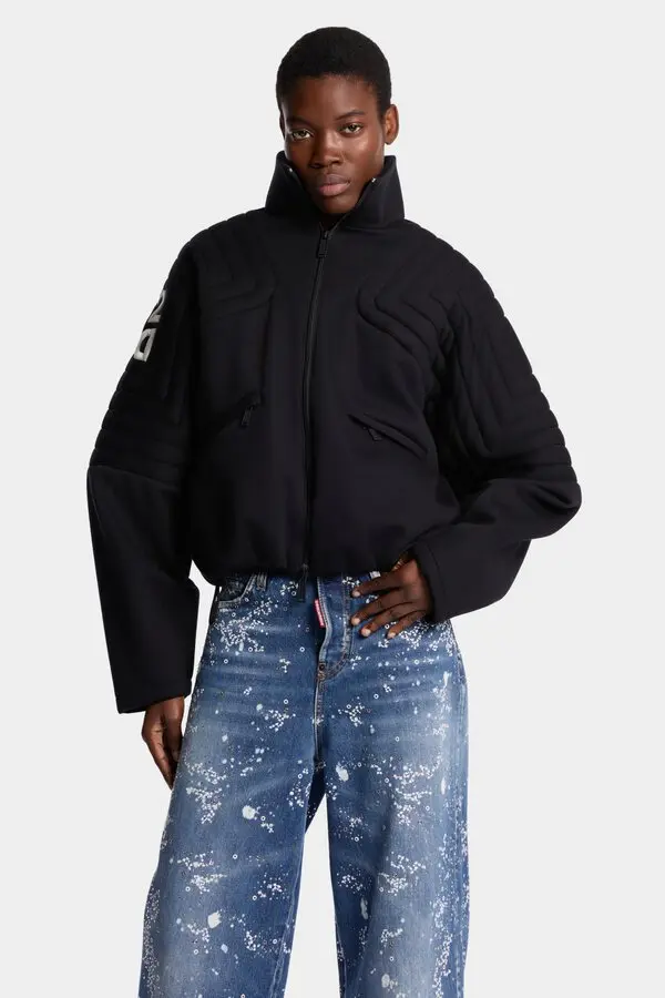 Dsquared2 Upside Down Zipped Fleece
