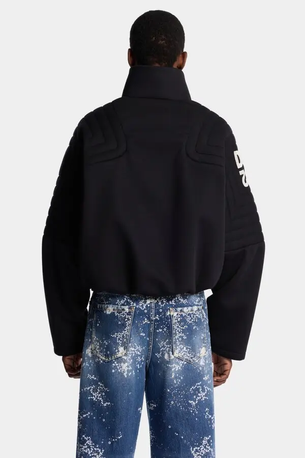 Dsquared2 Upside Down Zipped Fleece