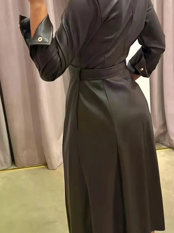 Liu Jo Belted Button-down Midi Dress