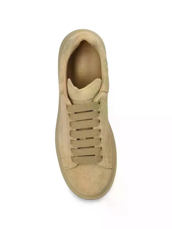 Alexander McQueen Skull-print Leather Sneakers