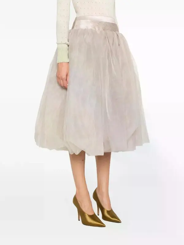 Ermanno Scervino Tulle Layered Midi Skirt