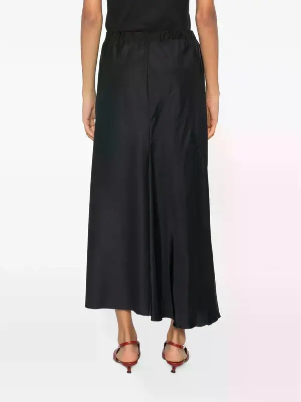 FRANCESCA MARCHISIO Panelled Wool Maxi Skirt