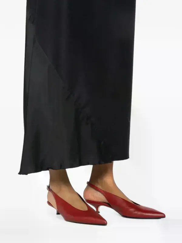 FRANCESCA MARCHISIO Panelled Wool Maxi Skirt